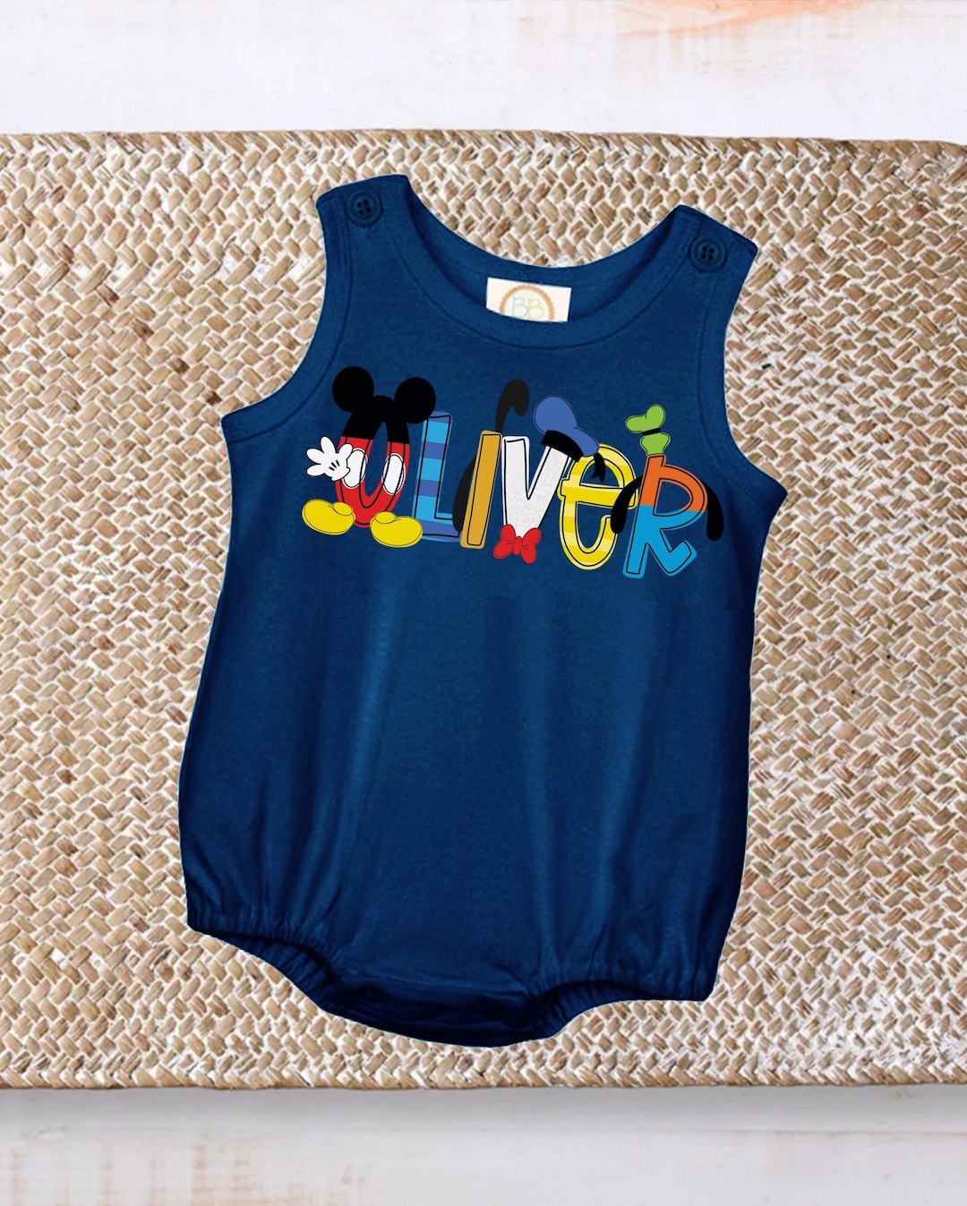 Personalized Summer Character Bubble Outfit/personalized Bubble/baby ...
