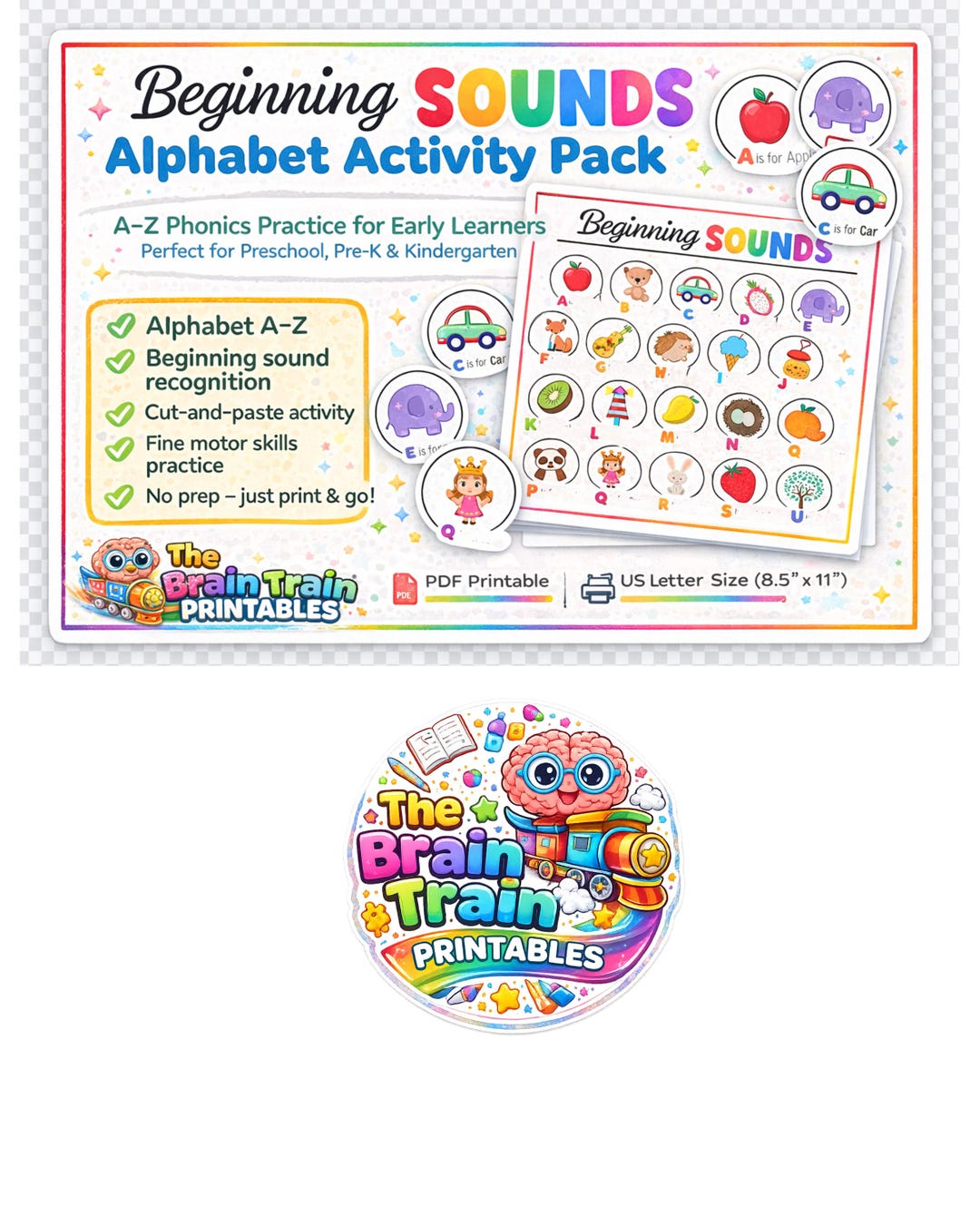 Beginning Letter Sounds - Etsy