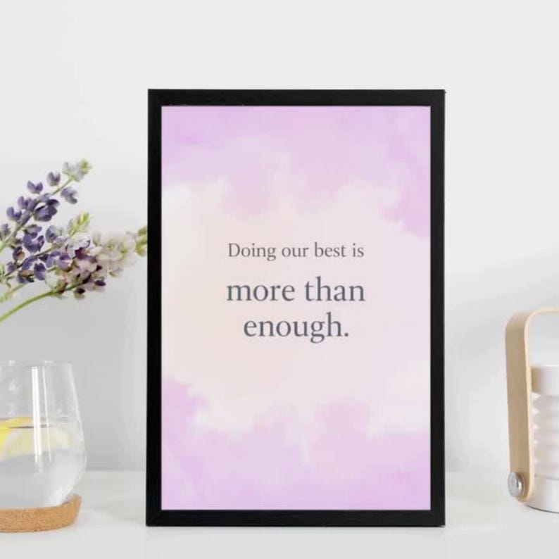 Encouraging Family Quotes Wall Art | Positive Affirmations Printable ...