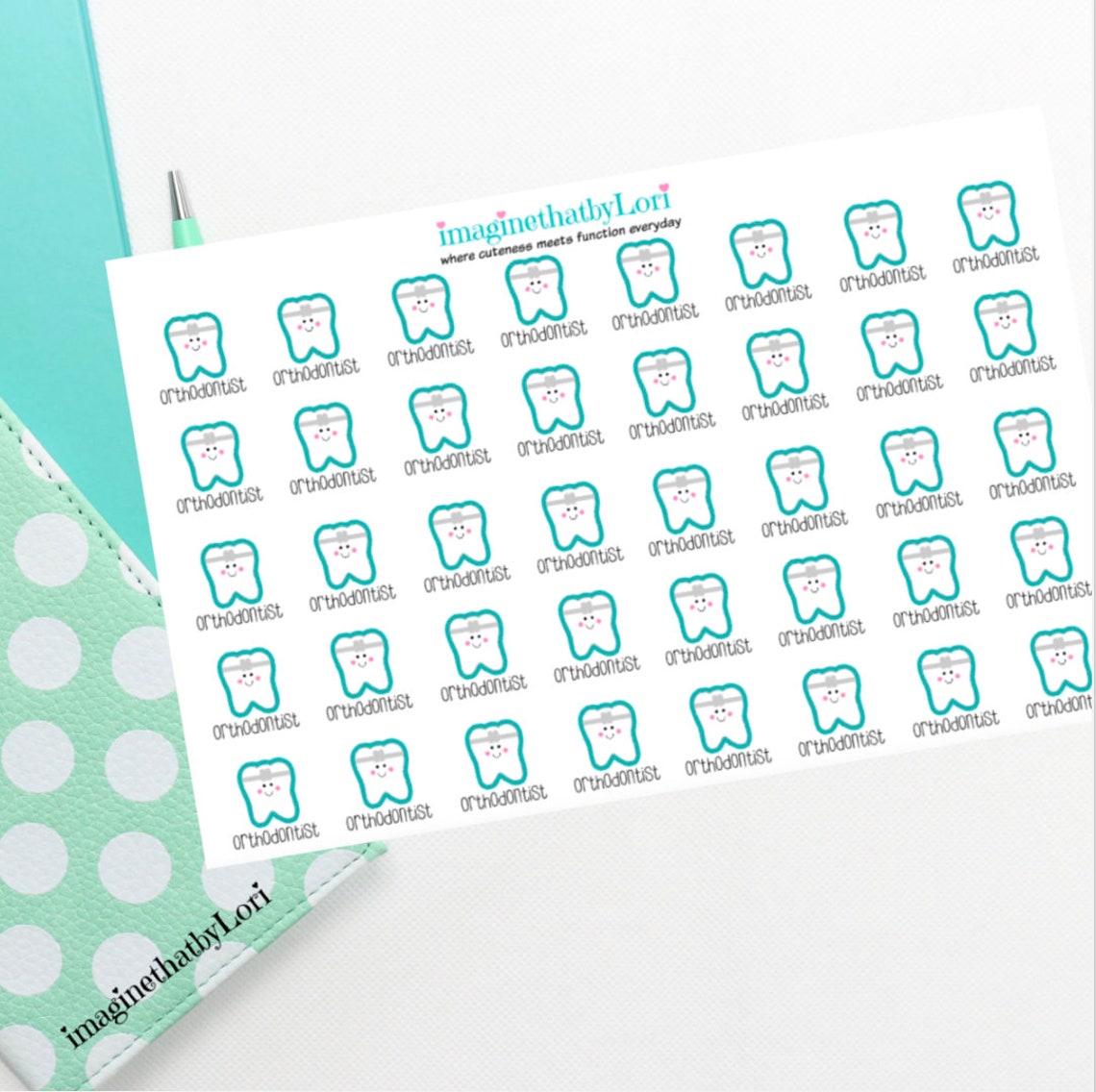 Orthodontist Planner Stickers - Etsy