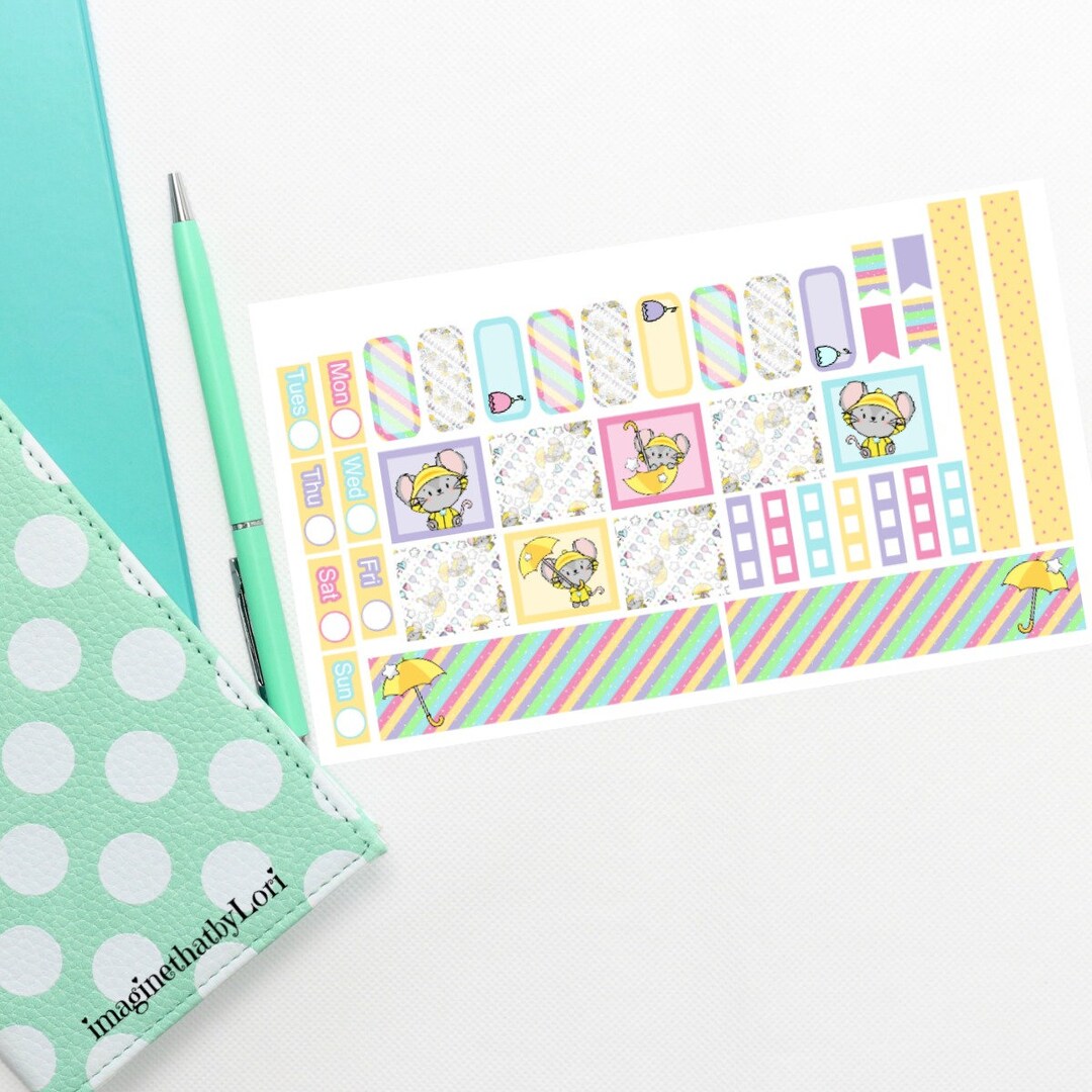 Rainy Mouse Hobo Hobonichi Kit - Etsy