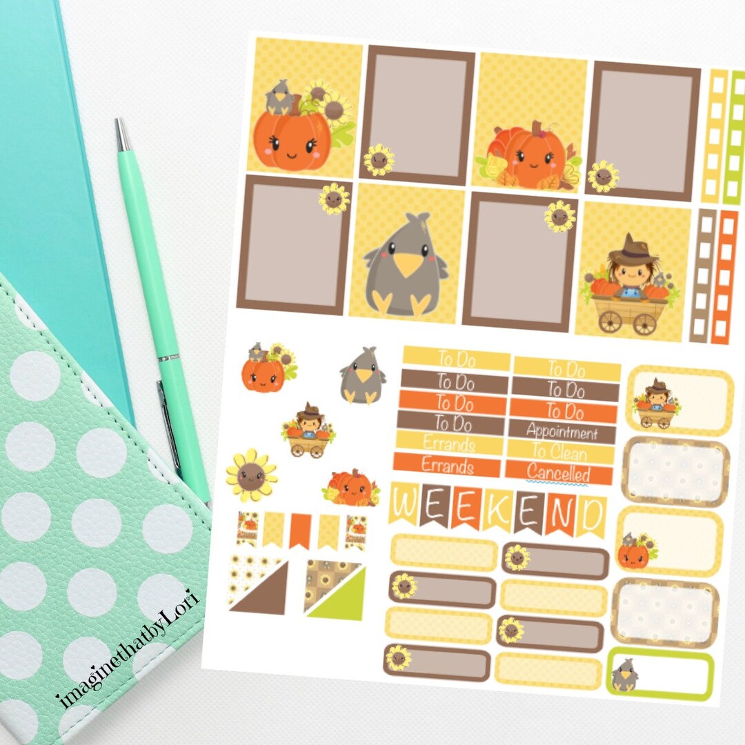 Harvest Sunflower Pumpkin Fall Kit - Etsy