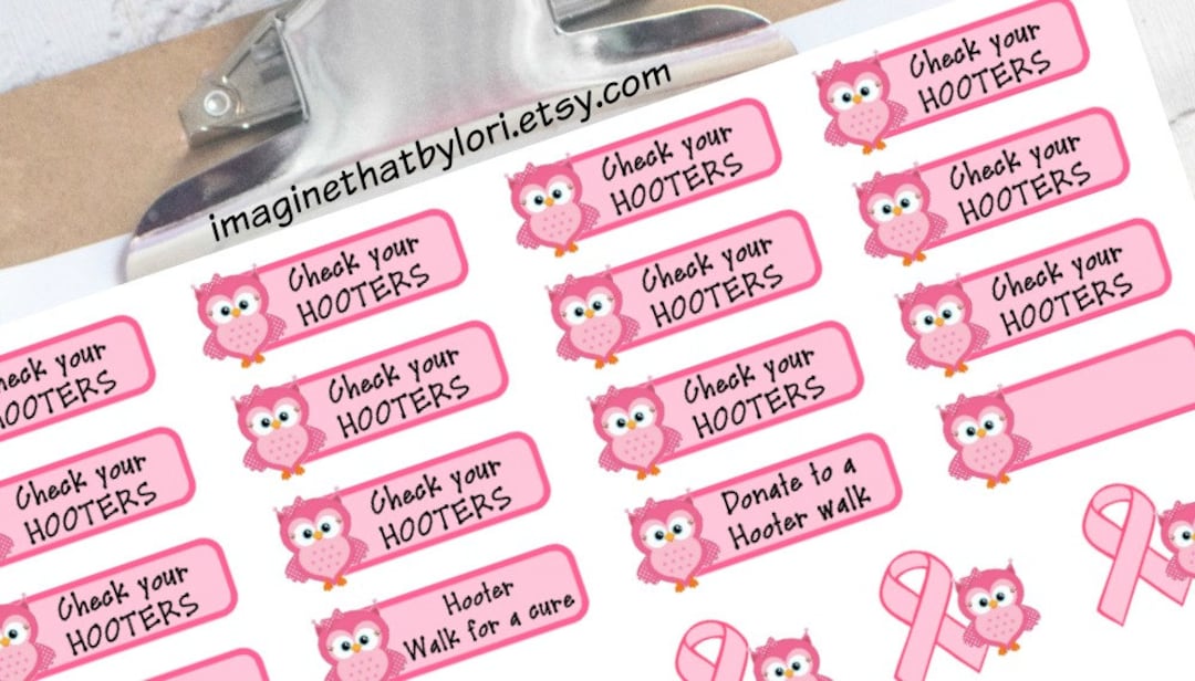 Breast Exam Planner Stickers - Etsy