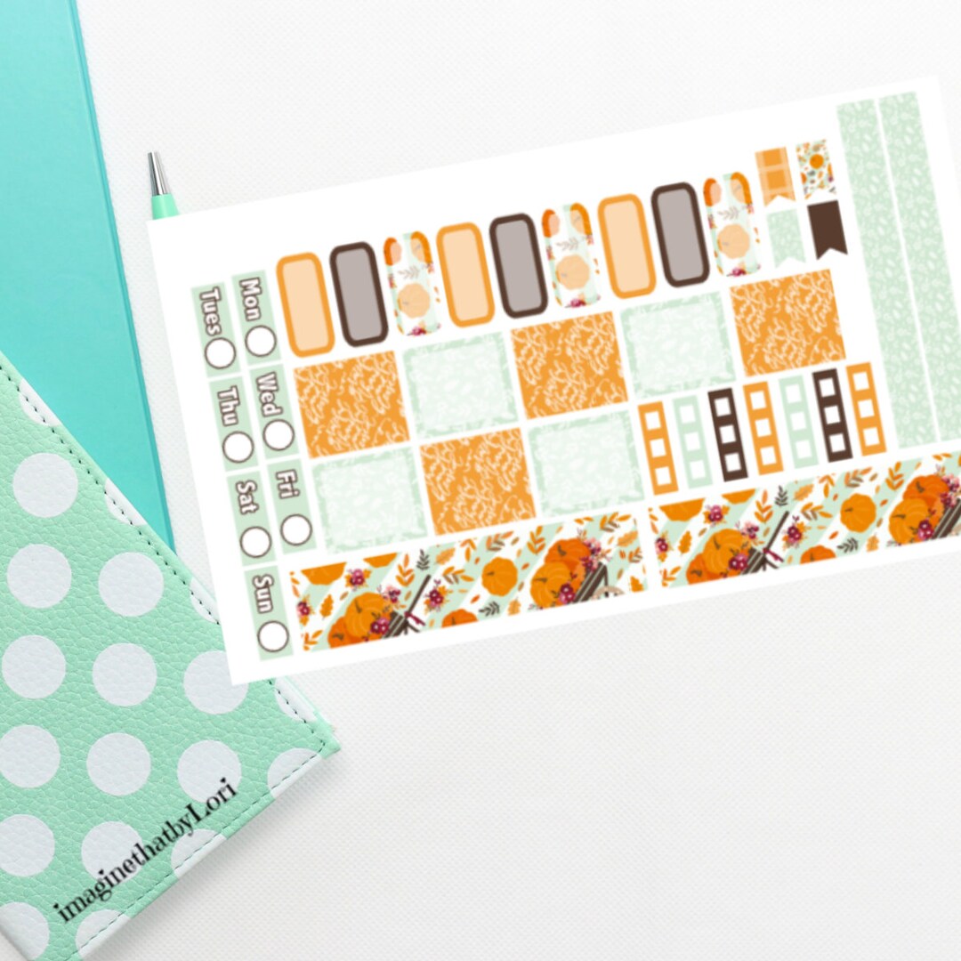 Thanksgiving Fall Table Hobonichi Hobo B6 A6 TN Kit - Etsy