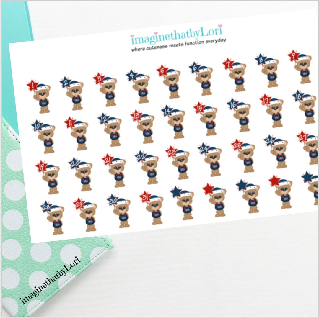 July Date Cover 4th of July Countdown - Etsy