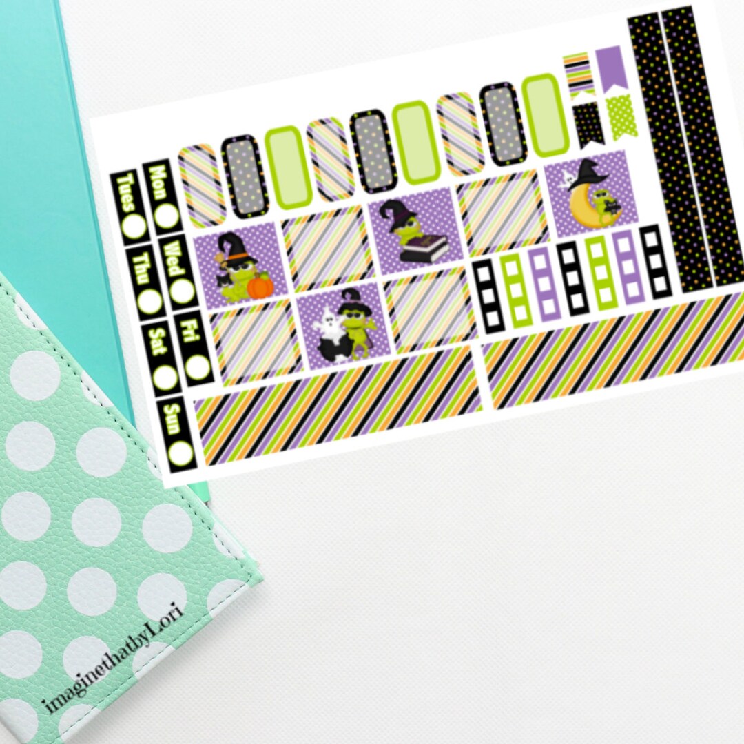 Frog Halloween Hobonichi Hobo B6 A6 TN Kit - Etsy