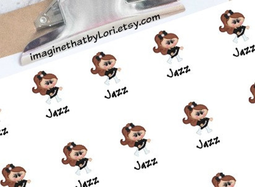 Jazz Dance Planner Sticker - Etsy