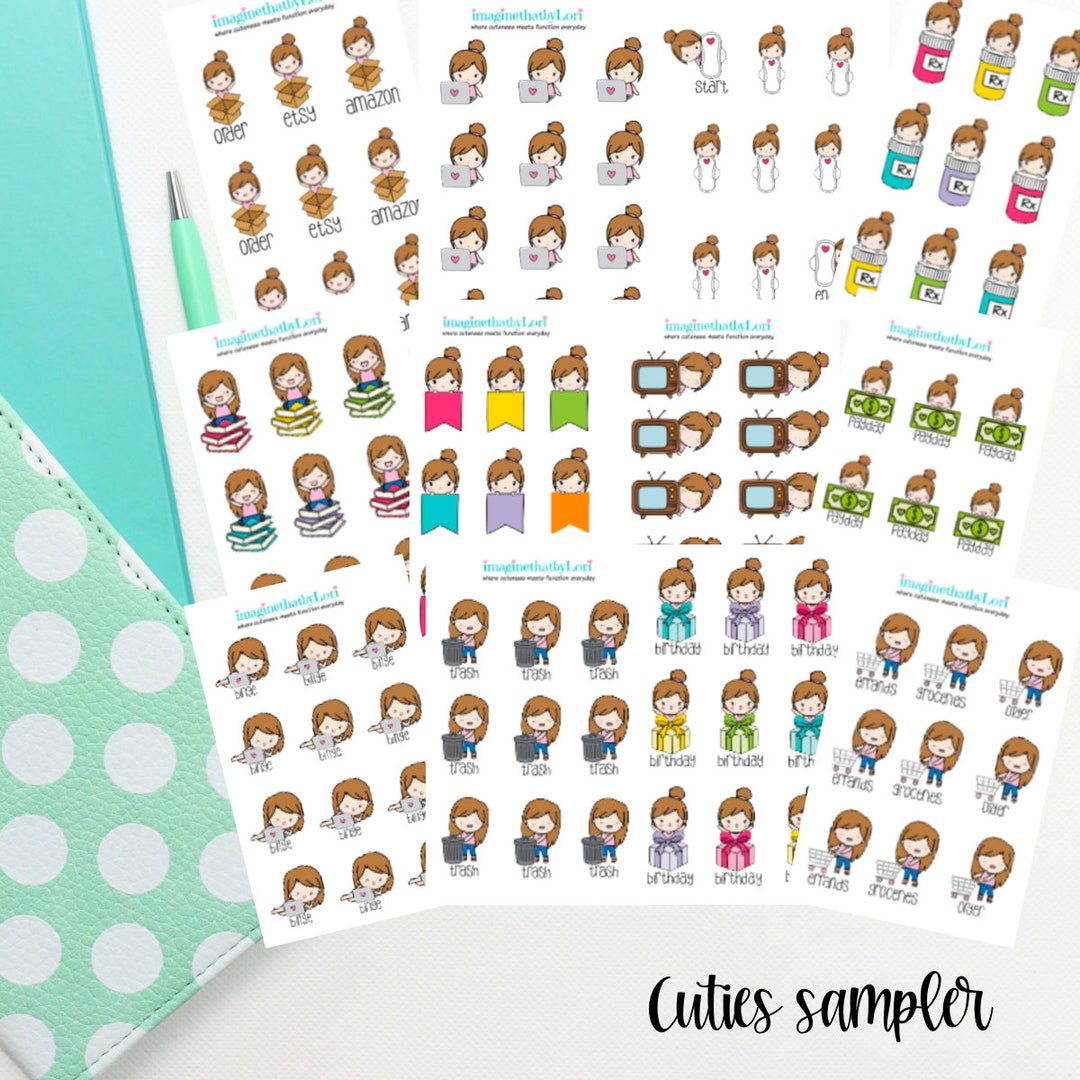 Cuties Bundle Set Brown Hair - Etsy