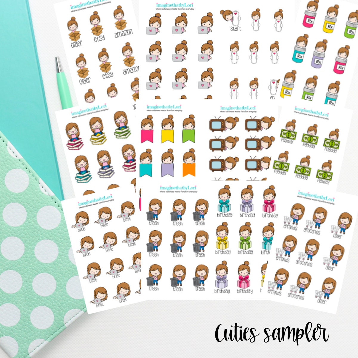 Cuties Bundle Set Brown Hair - Etsy