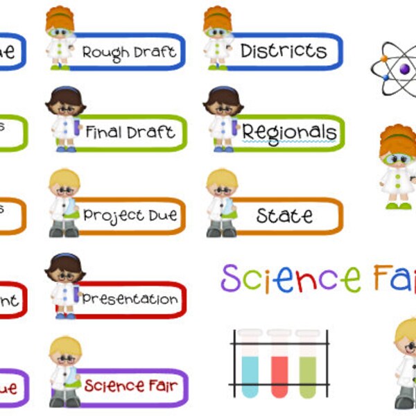 Science Fair Project Label - Etsy