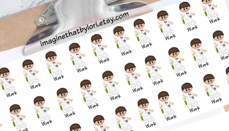 Male Nurse Planner Stickers - Etsy