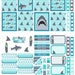 Shark Week Planner Stickers | Etsy