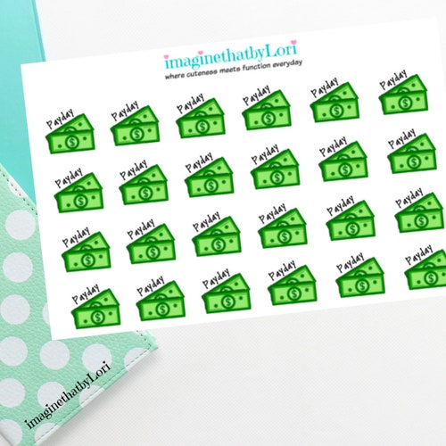Pay Day Stickers - Etsy