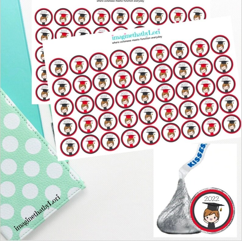 Hershey Kiss Graduation Party Favor High School Preschool Kindergarten ...