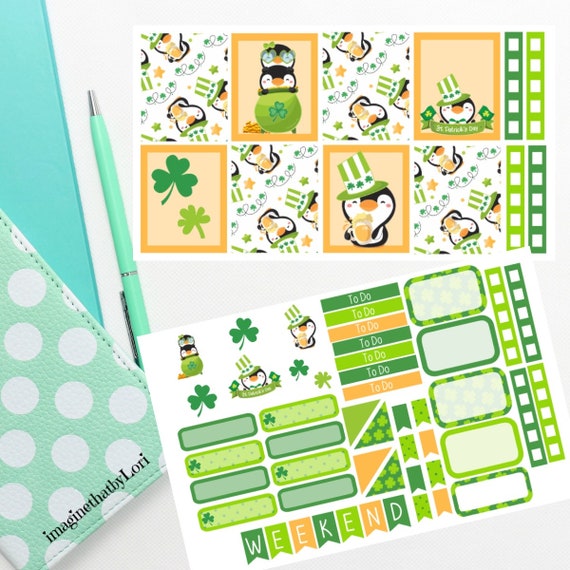 St Patricks Day Penguin Kit | Etsy