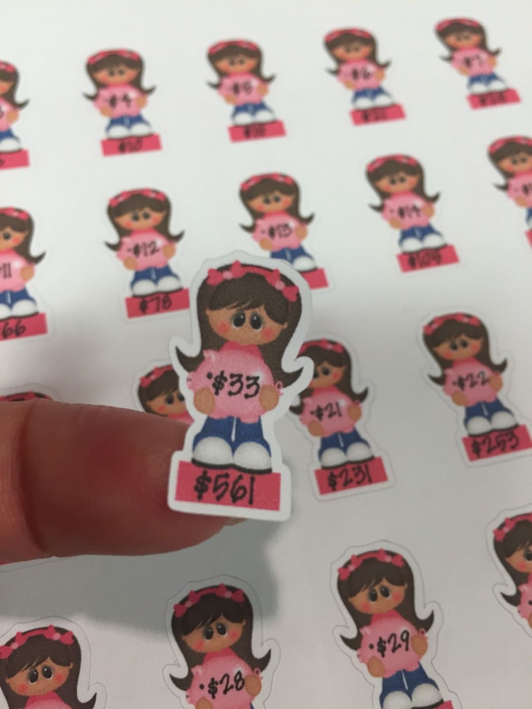 52 Week Savings Planner Stickers - Etsy