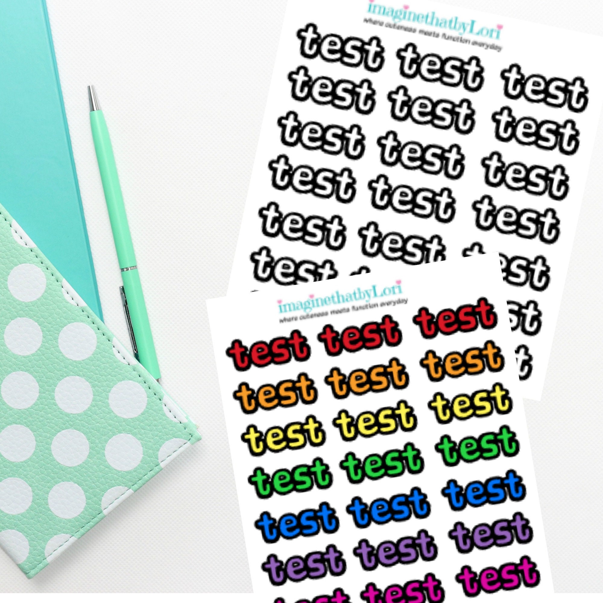 Test Bubble Font