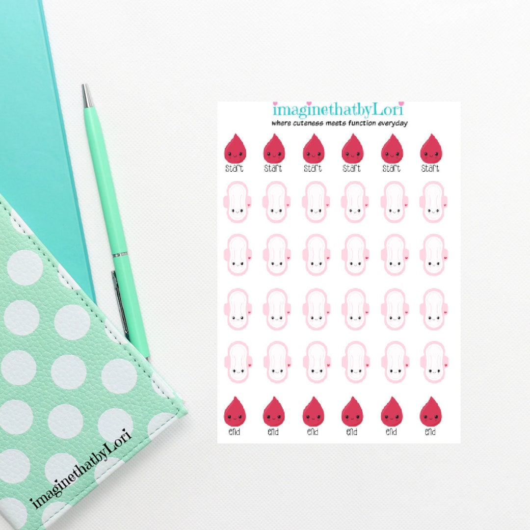Cute Period Tracker - Etsy