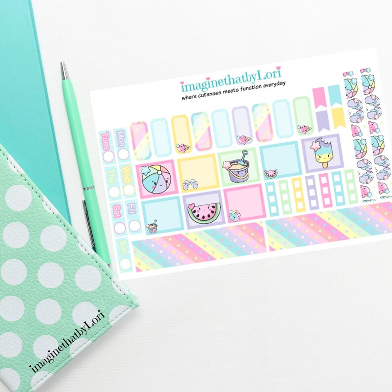 Summer Pastel Hobo Hobonichi Kit - Etsy