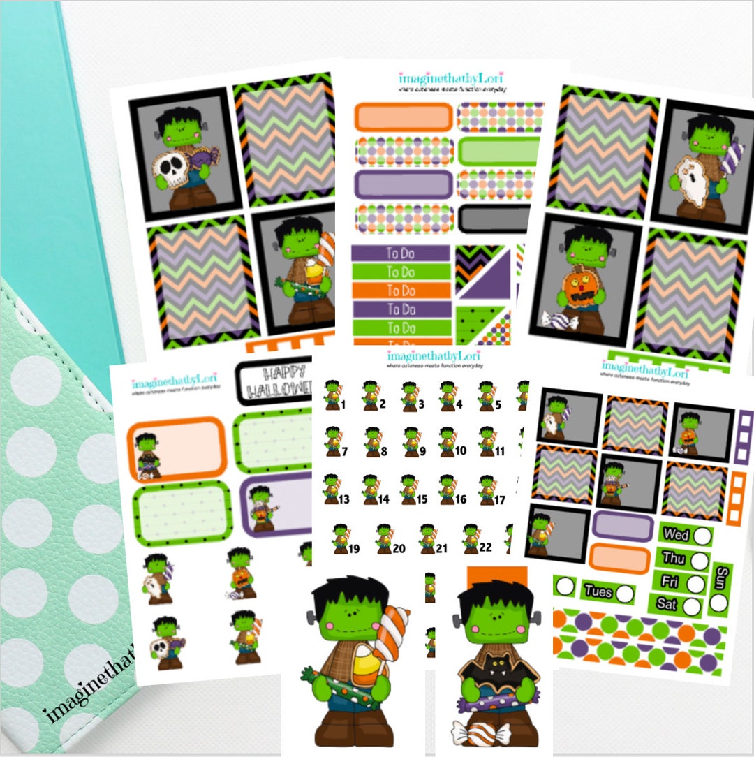 Frankie Halloween Mini Kit Frankenstein - Etsy