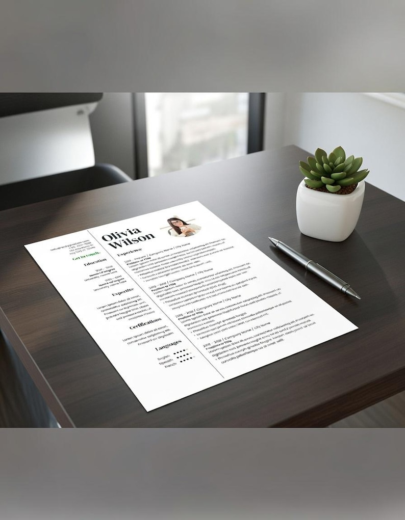 ATS Resume Template | Ats Friendly Resume | Modern ATS Friendly Resume ...