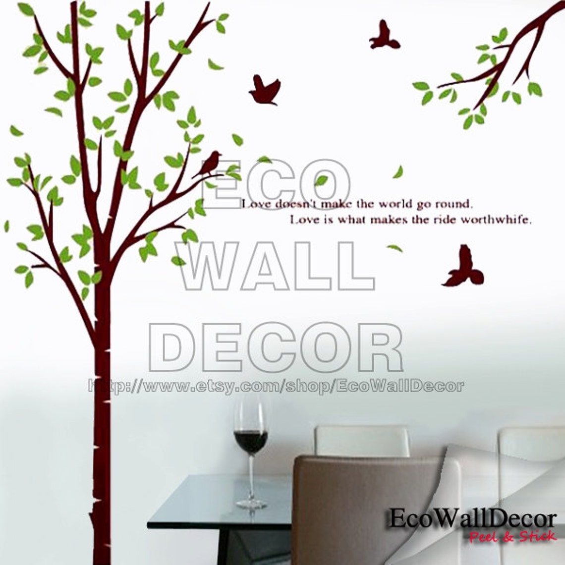 PEEL and STICK Removable Vinyl Wall Sticker Mural Decal Art | Etsy