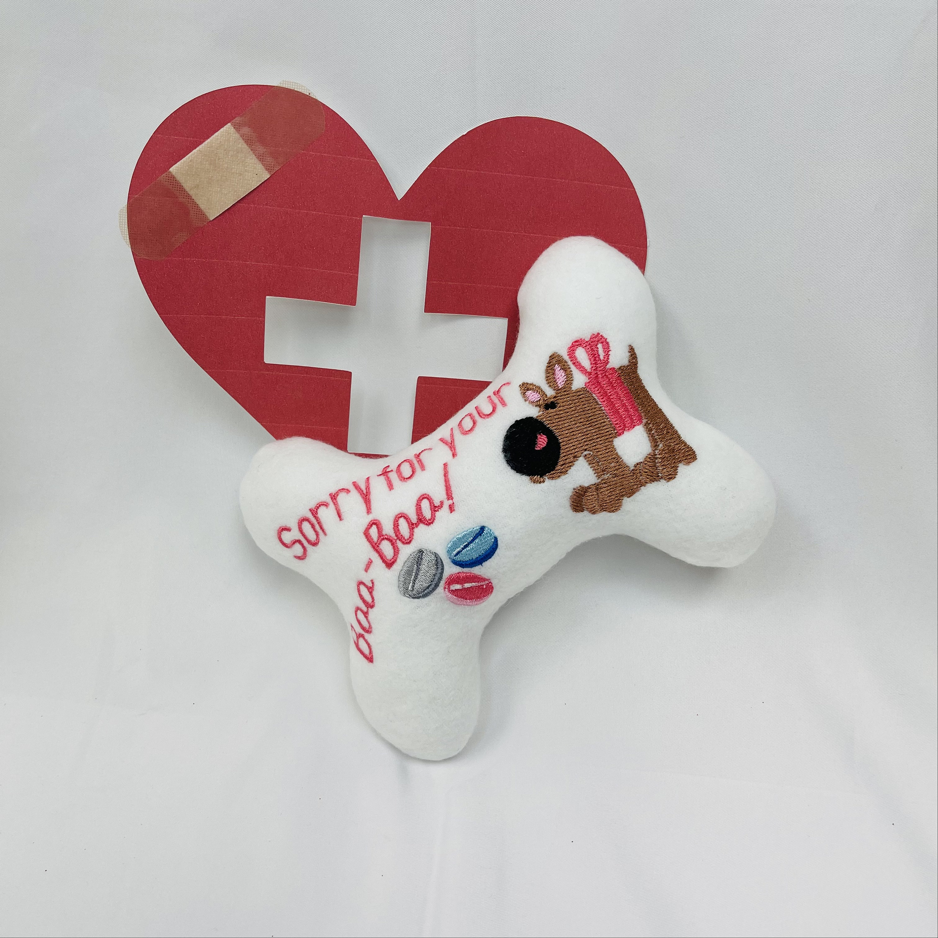 Dog Bone Get Well Soon Sorry About Your Boo-boo | Etsy