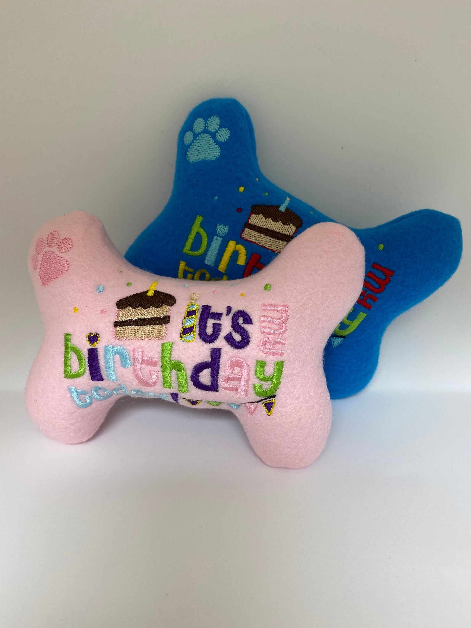 Dog/ Puppy Stuffed Bone Toy Birthday Bone it's My - Etsy