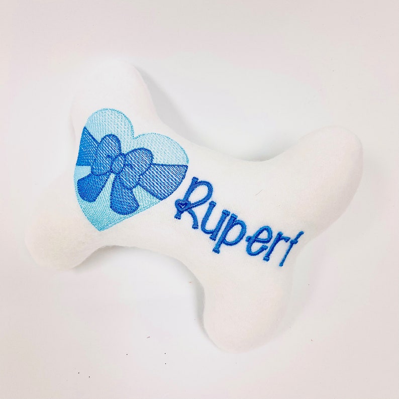 Dog Toy Puppy Toy Dog Stuffed Bone Toy New Dog Welcome - Etsy