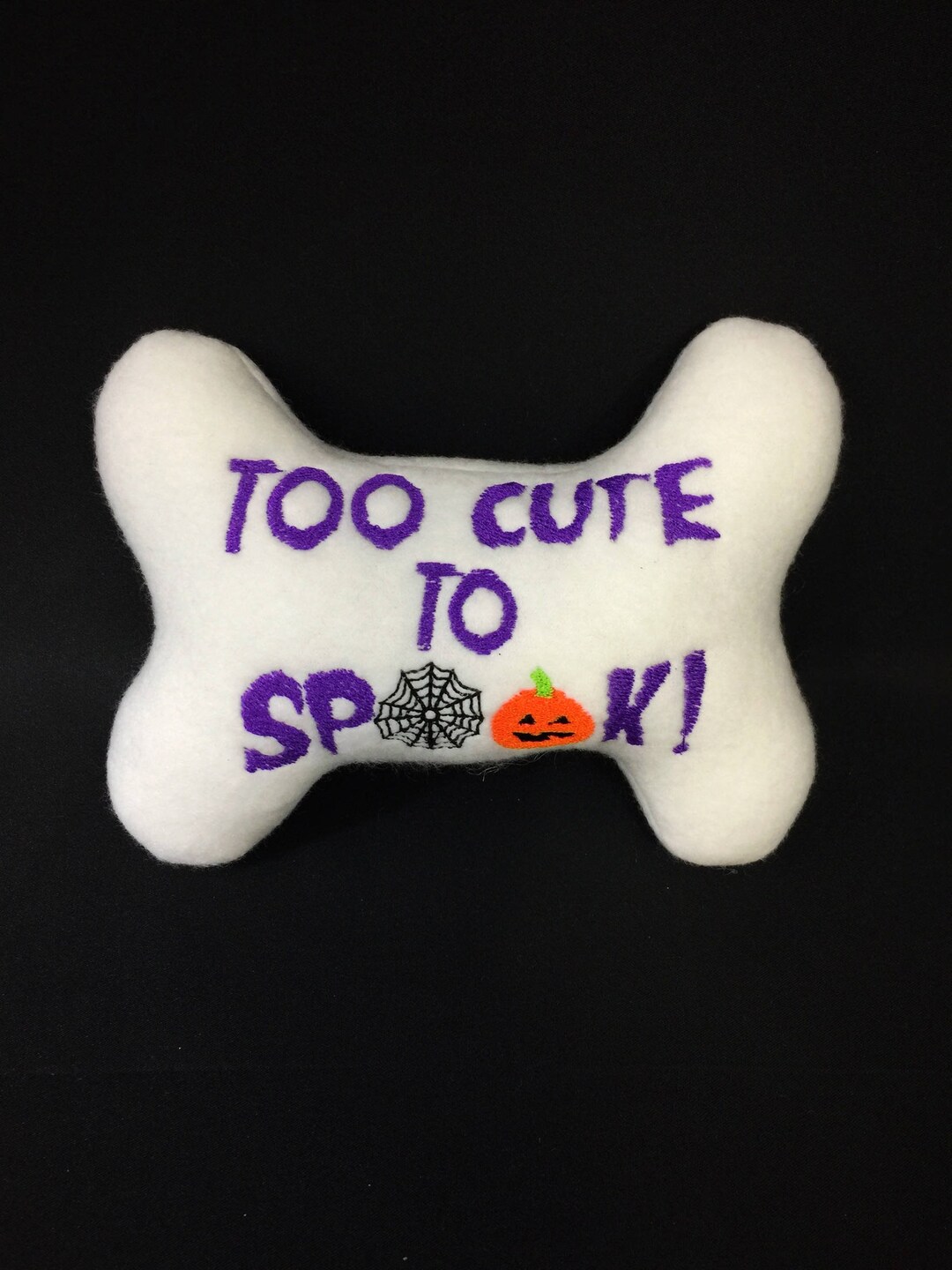 Dog/puppy Stuffed Bone Toy - Dog Bone Toy - Halloween Bone Toy -" Too ...