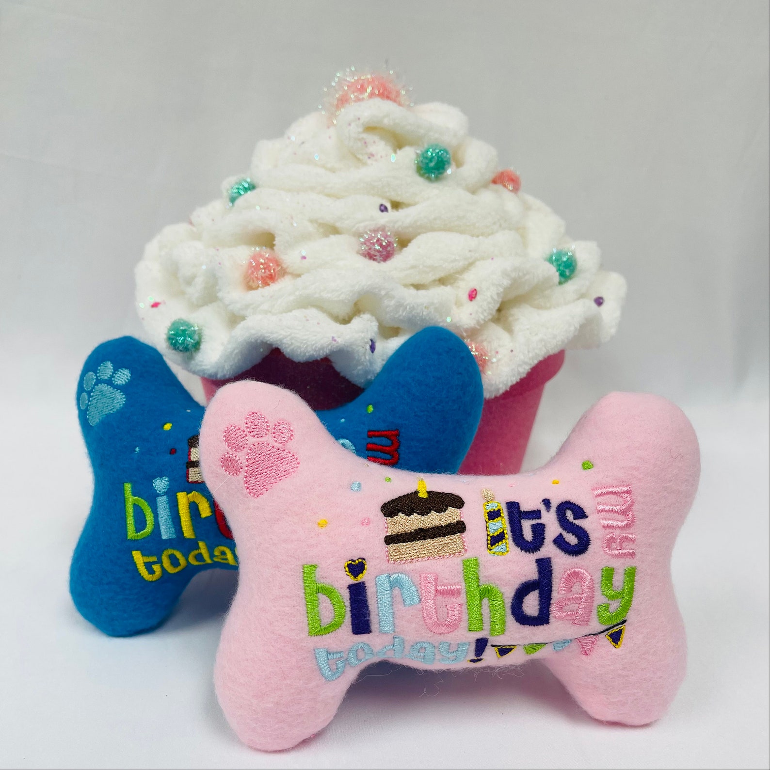 Dog/ Puppy Stuffed Bone Toy Birthday Bone it's My - Etsy