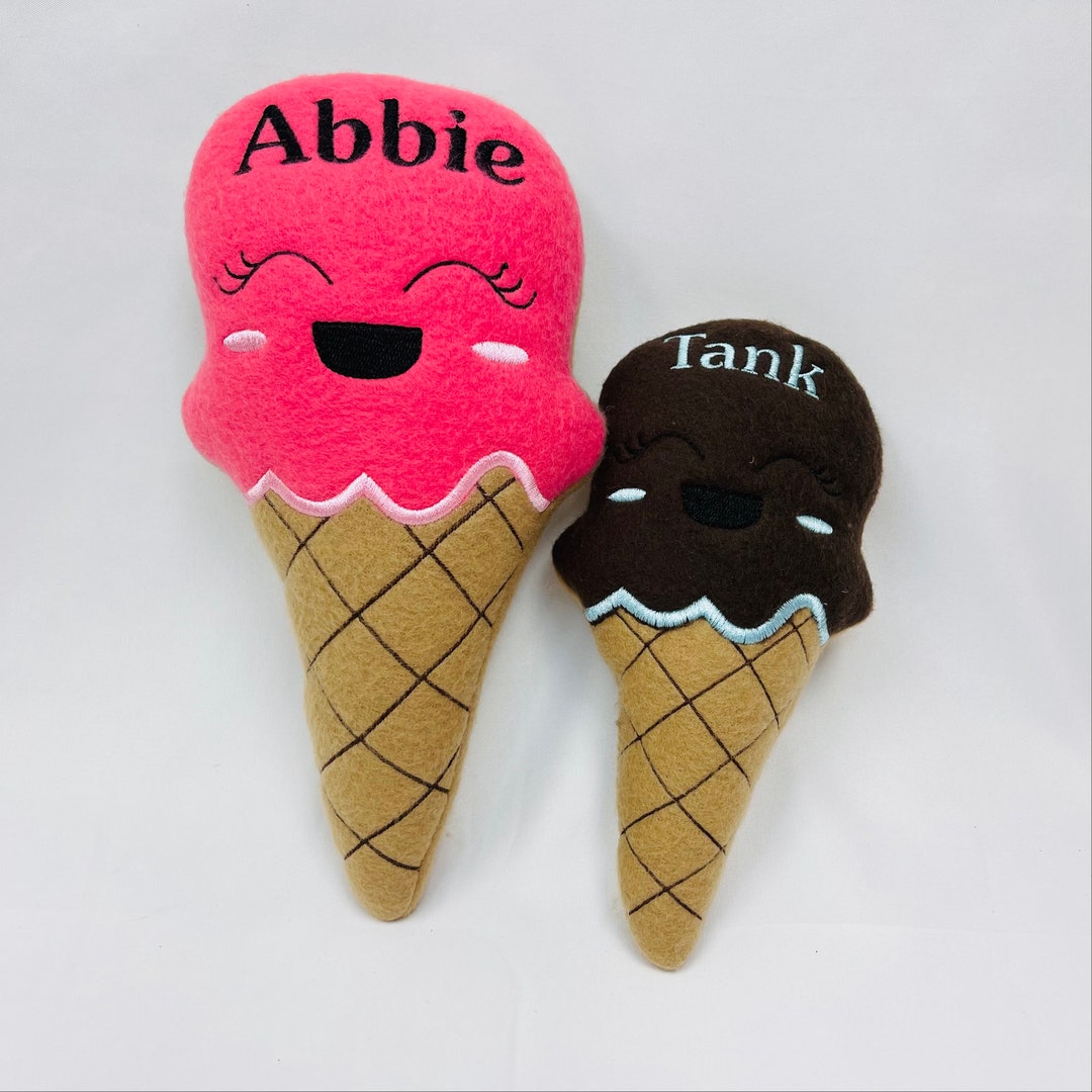 Dog/puppy Customized Ice Cream Cone Toy - Etsy