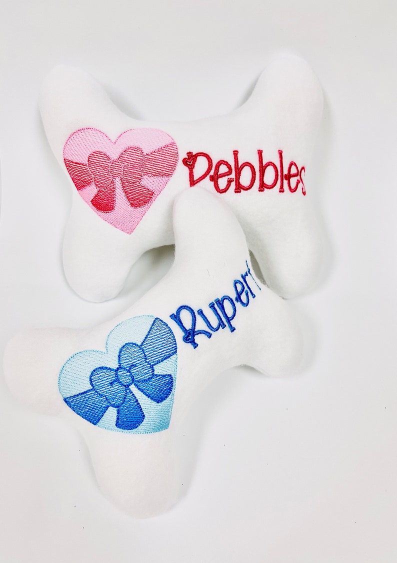 Dog Toy Puppy Toy Dog Stuffed Bone Toy New Dog Welcome - Etsy