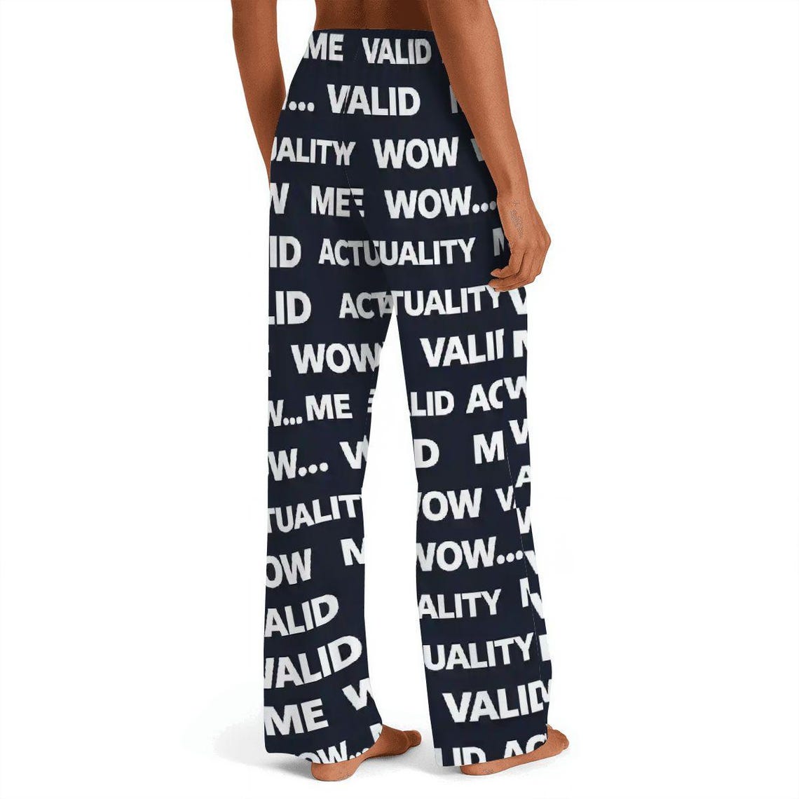 Meme Pajama Pants Unisex – Funny Lounge Pants for Teens, Blue Meme ...