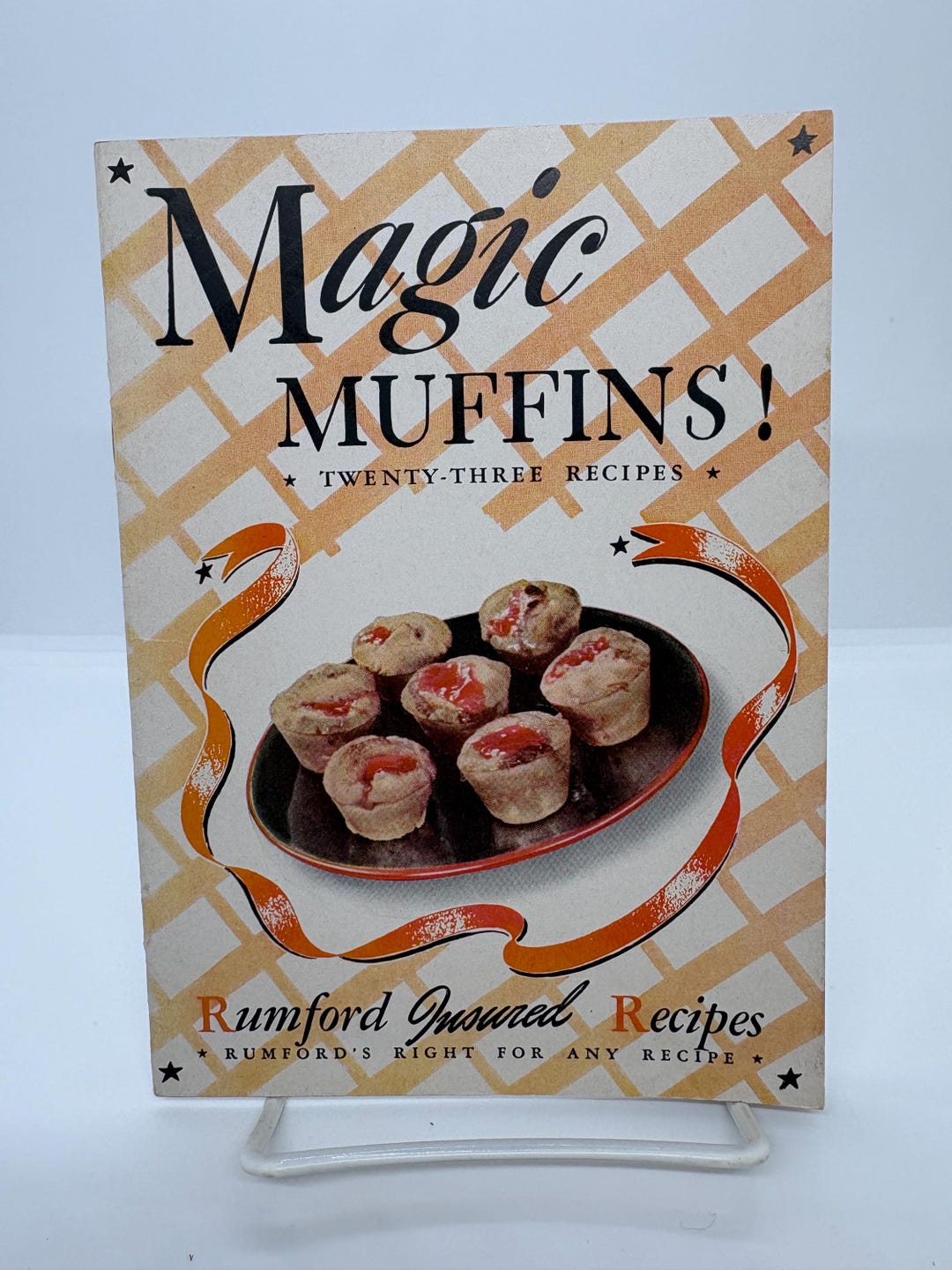 Vintage 1951 Magic Muffins 23 Rumford Insures Recipes Cookbook Recipe ...