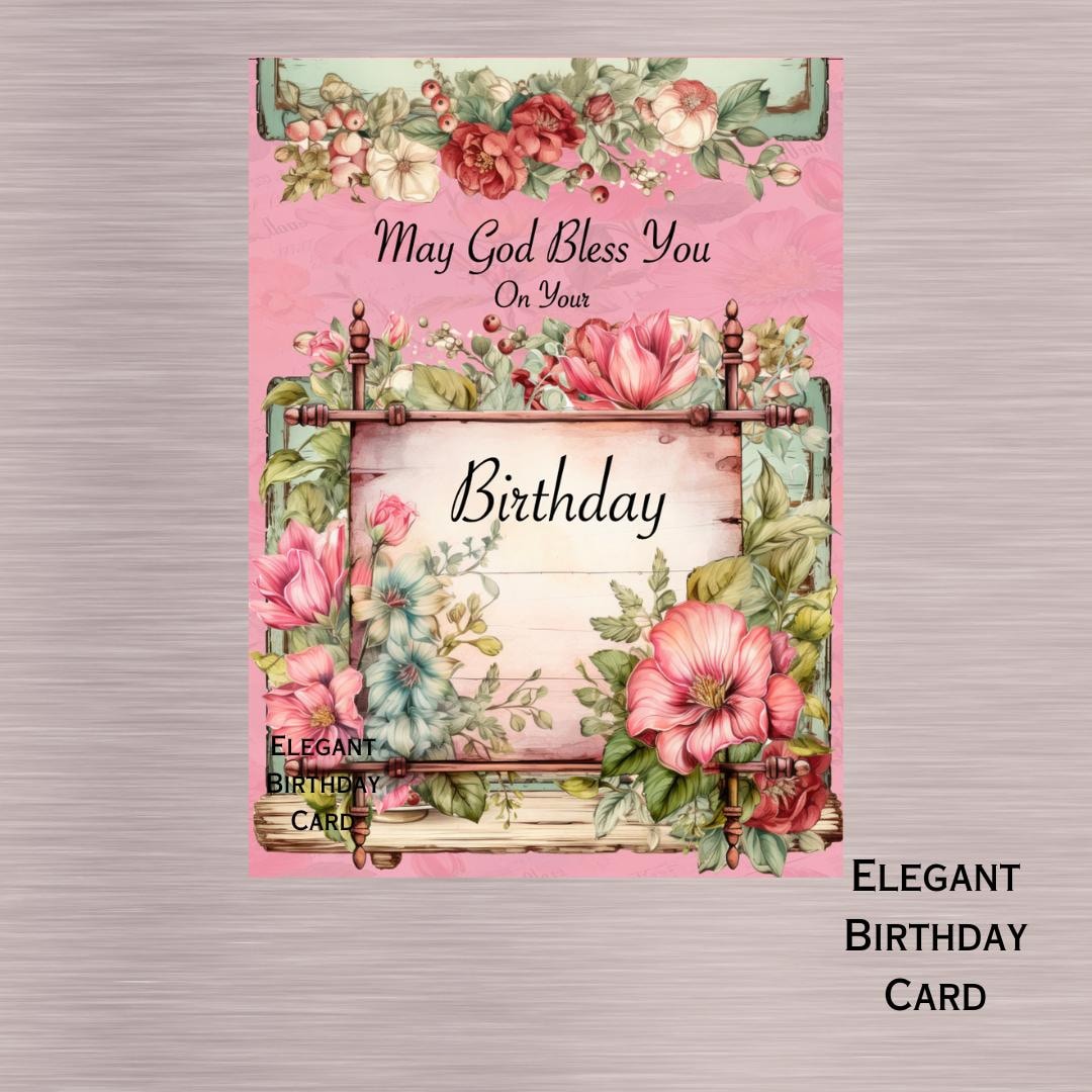PRINTABLE | INSTANT DOWNLOAD - Catholic Birthday Card | Christian ...