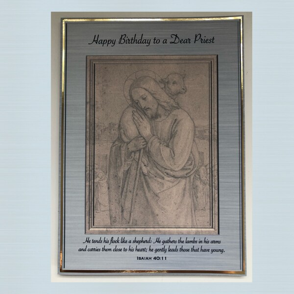 Catholic Priest Birthday Card - Etsy