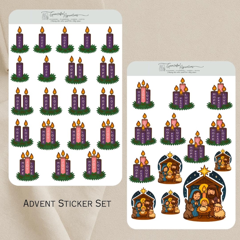 Paschal Candles 2026 Stickers - Etsy