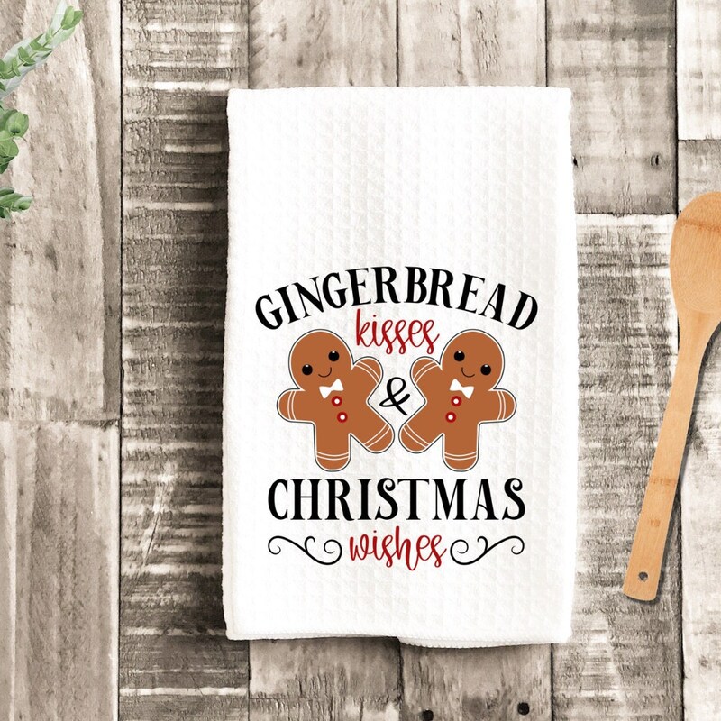 Gingerbread Kitchen Towel - Etsy