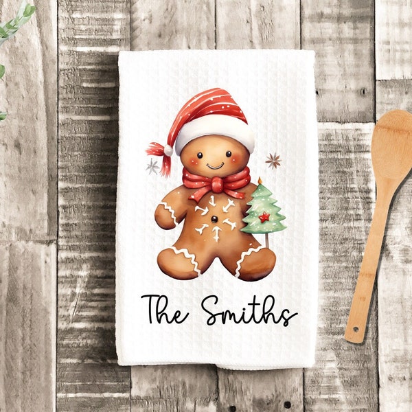 Gingerbread Kitchen Towel - Etsy
