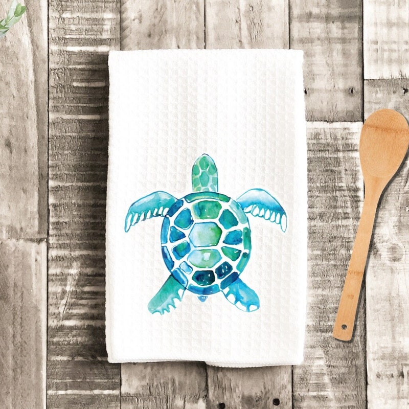 Sea Turtle Towel - Etsy