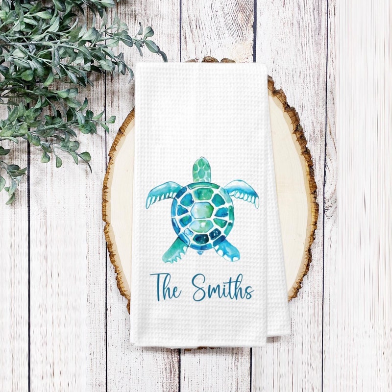 Sea Turtle Towel - Etsy