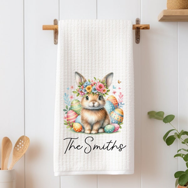 Bunny Kitchen Towel - Etsy