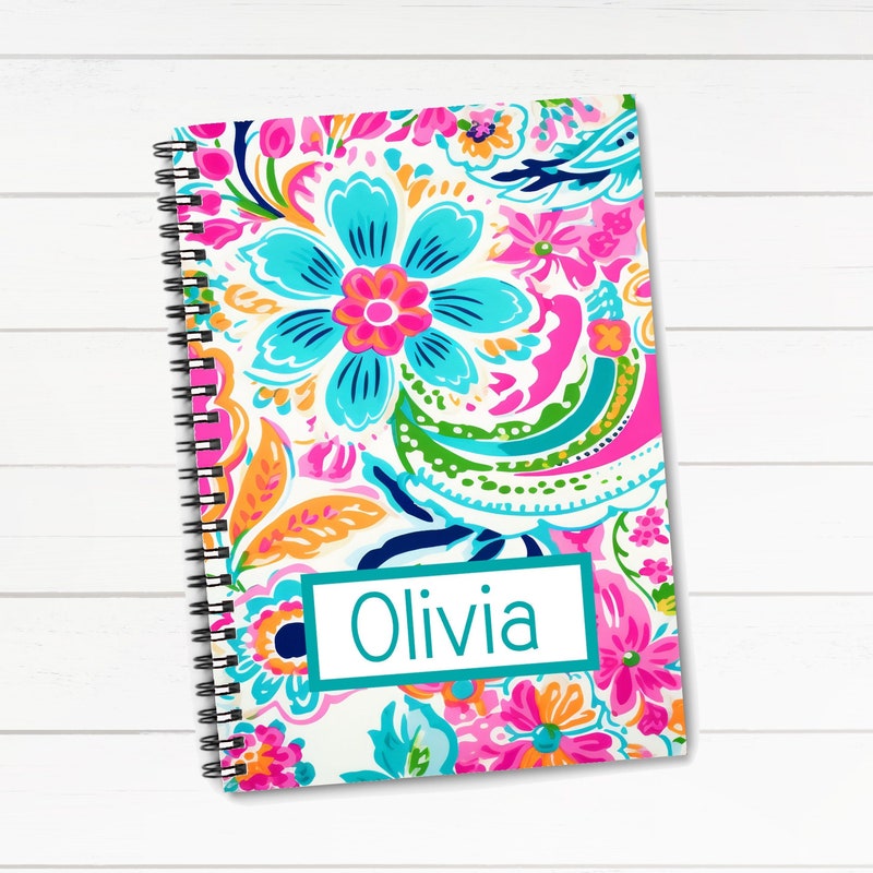 Preppy Notebook - Etsy