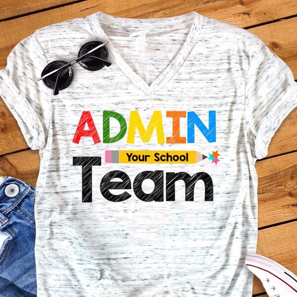 School Admin Team Shirt - Etsy