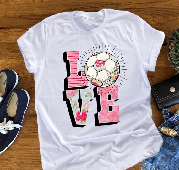 Love Soccer Girls Sports Baller Player Youth T Shirt - Etsy