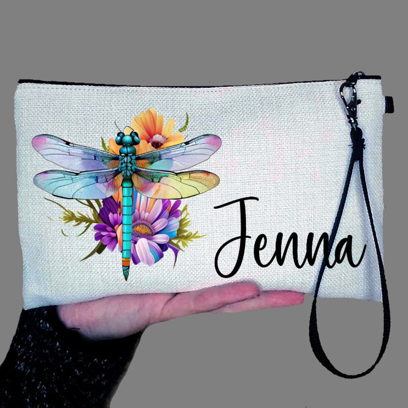 Embroidered Dragonfly Bag - Etsy
