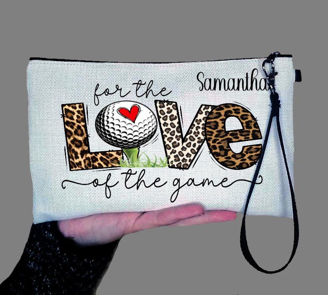 Personalized Golf Makeup Bag, for the Love Golf Sports Custom Cosmetic ...