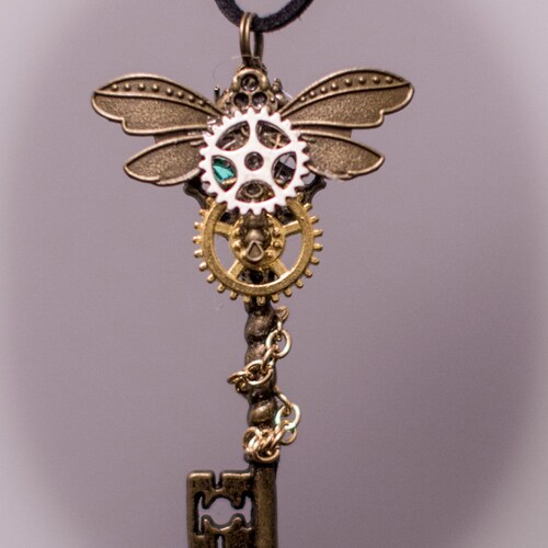 Steampunk Firefly Key Necklace Cogs - Etsy UK