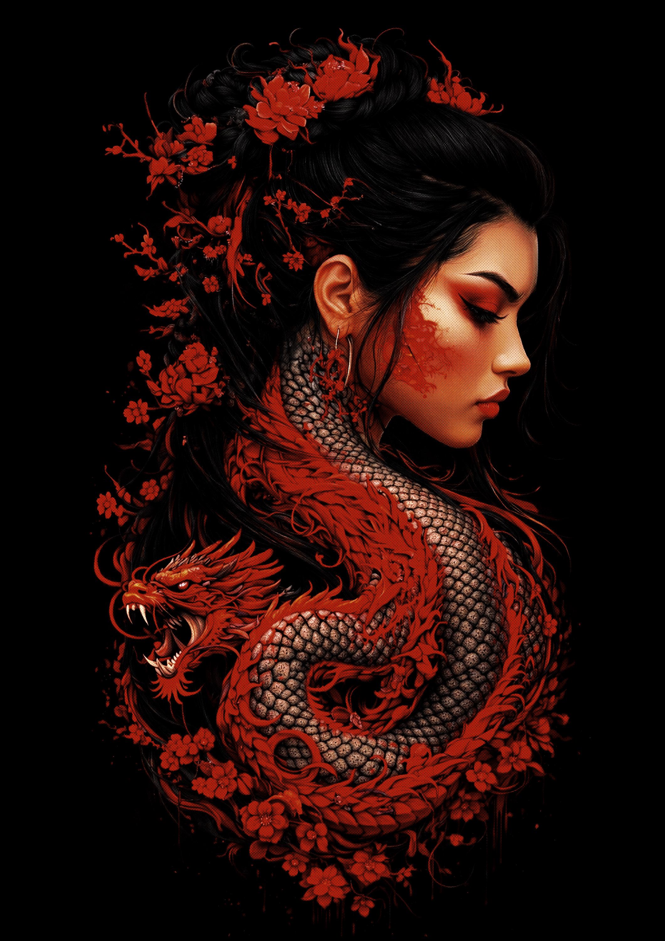 55 Halftone T-shirt Designs Vol. 2, High-resolution Pngs (A2, A3, A4 ...